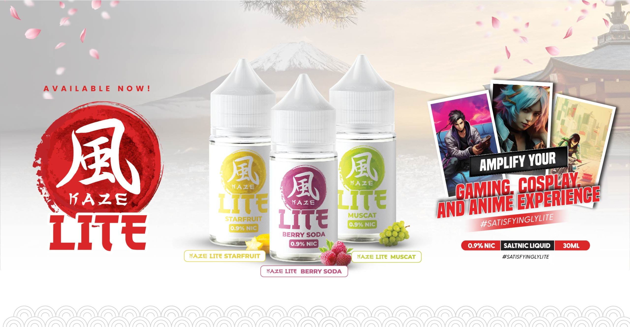 Kaze Lite: Liquid Saltnic Rendah Nikotin dengan Cita Rasa Buah yang ...